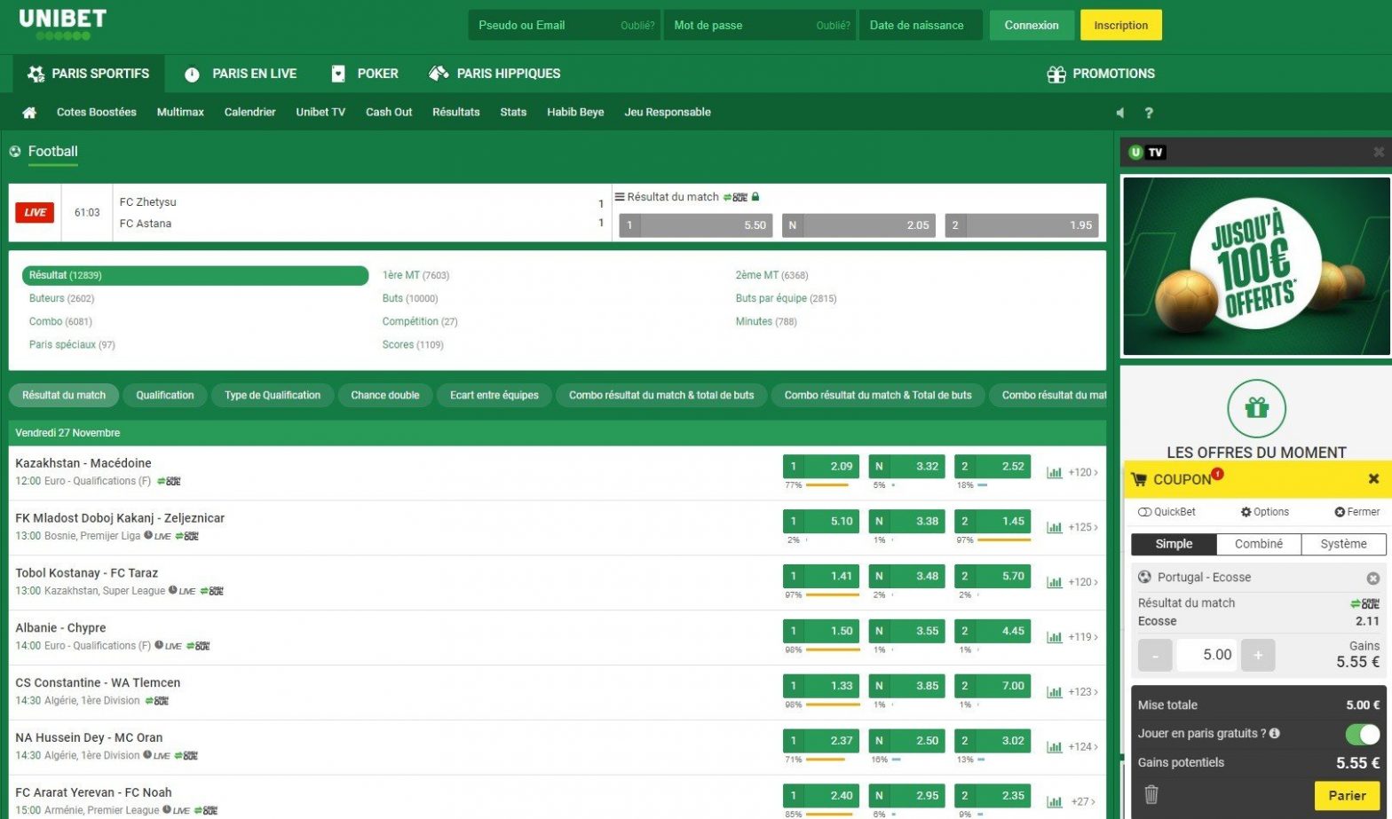 Plongez dans le monde des paris avec Unibet : un examen complet